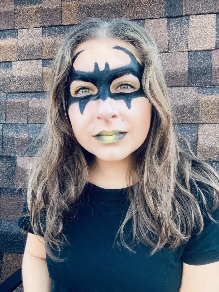 My Daring Halloween Makeup Results: Batman - Elaina Pearls